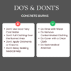How to Treat Cement and Concrete Burns Safely